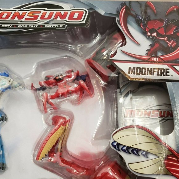 Jakks | Toys | New In Package Box Monsuno Spin Pop Out Battle Moonfire ...